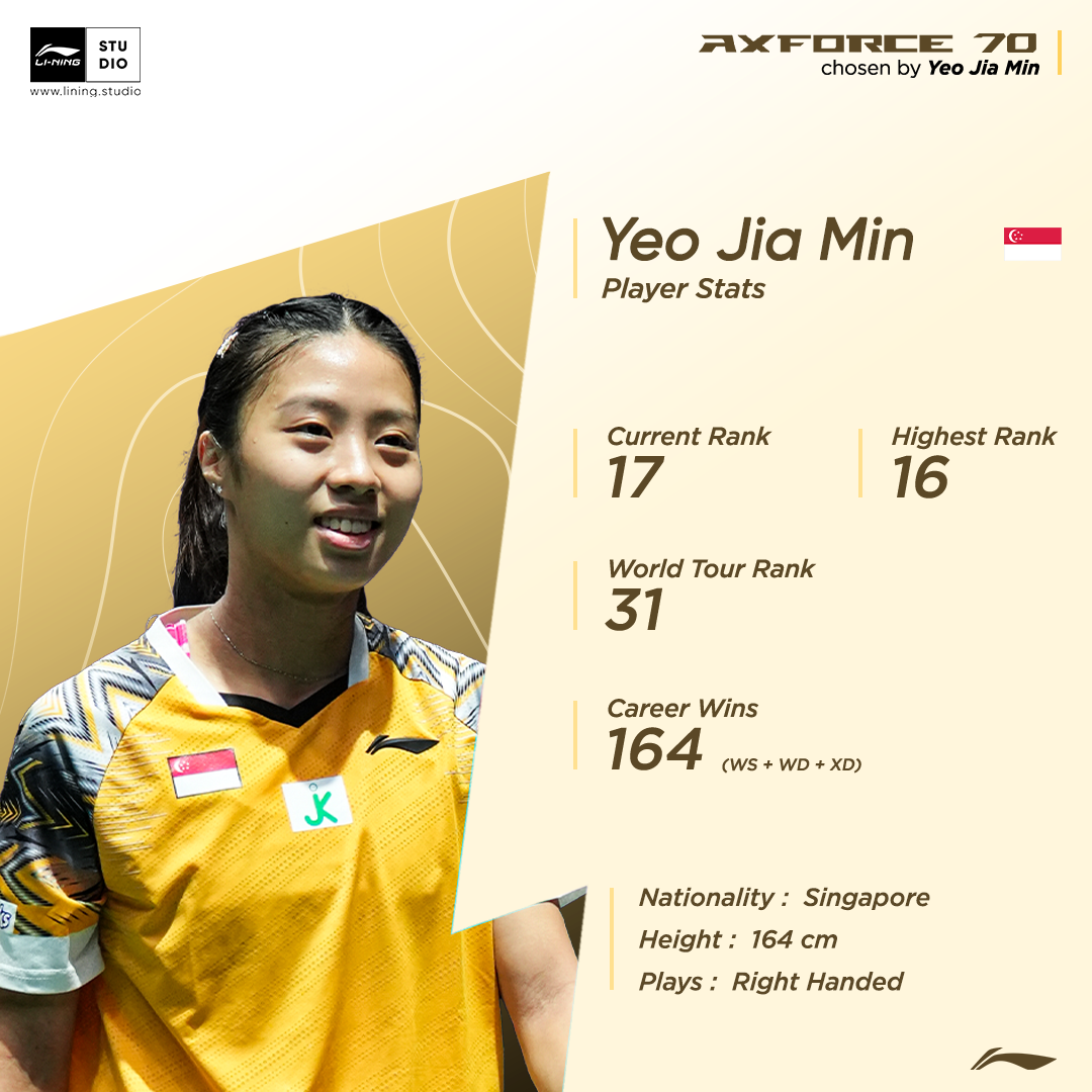Yeo Jia Min – Li-Ning India