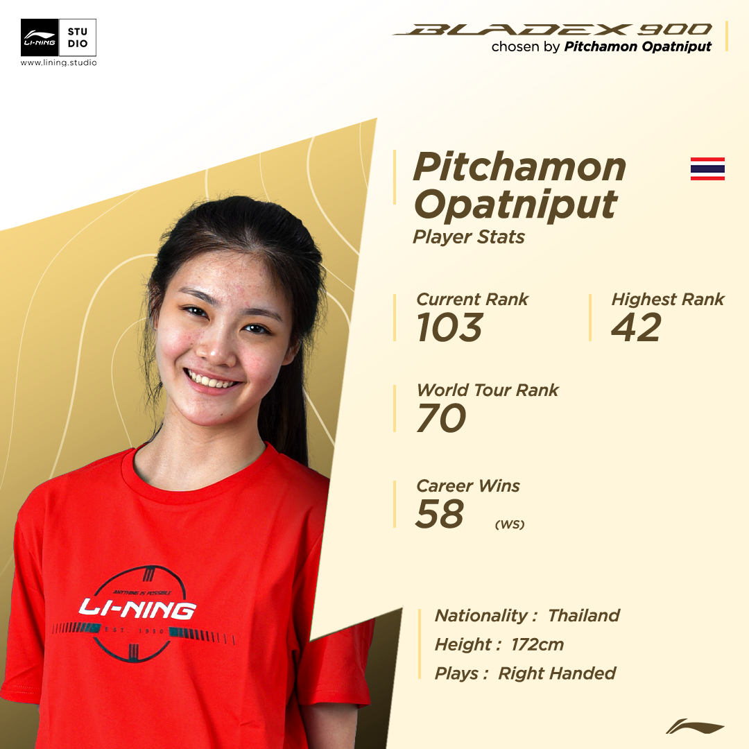 Pitchamon Opatniput | Li-Ning India